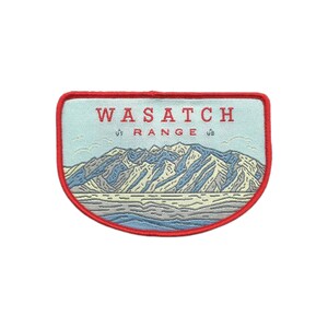 Utah Patch – UT Wasatch Range - Travel Patch – Souvenir Patch 3.8" Iron on Sew on Embellishment ...