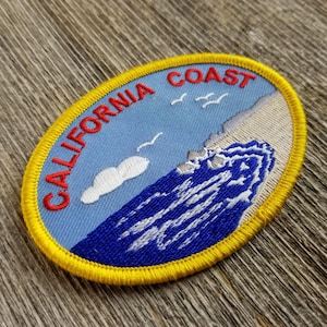 California Patch – California Beach – Ocean Coast California Souvenir ...