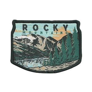 Rocky Mountains Patch – Colorado Travel Patch CO Souvenir Embellishment ...