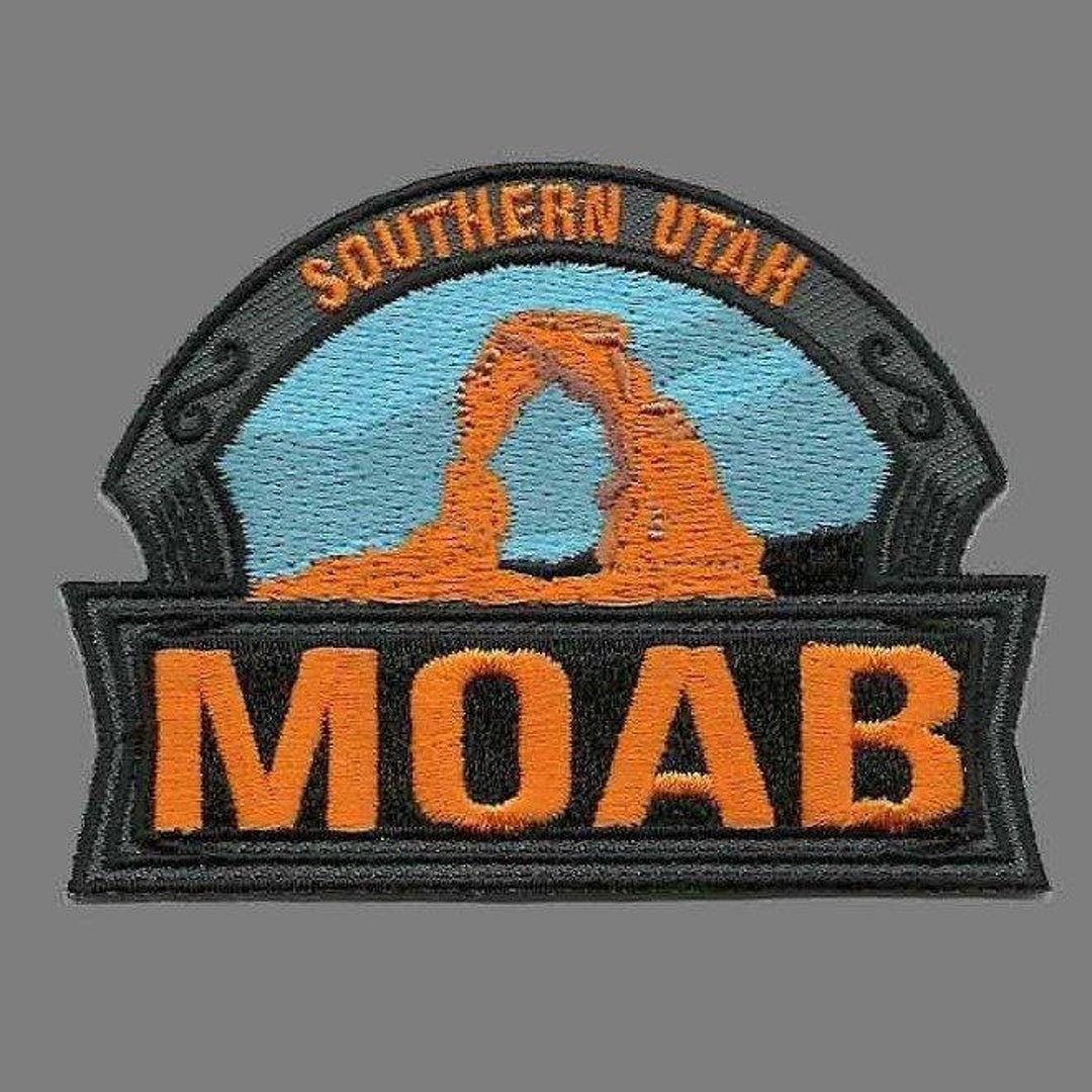 Southern Utah Patch – Moab UT – Arches National Park – Travel Patch Iron on – UT Souvenir Patch ...