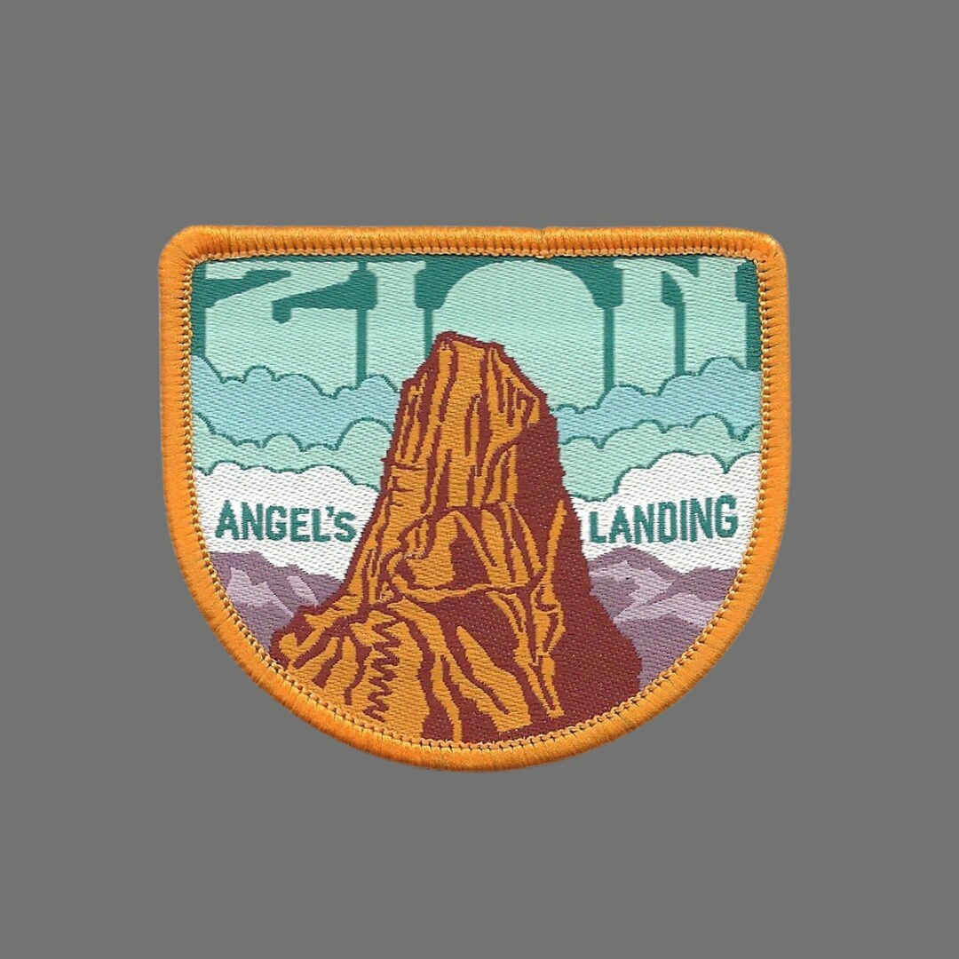 Utah Patch – UT Zion National Park - Zion Angels Landing Travel Patch ...