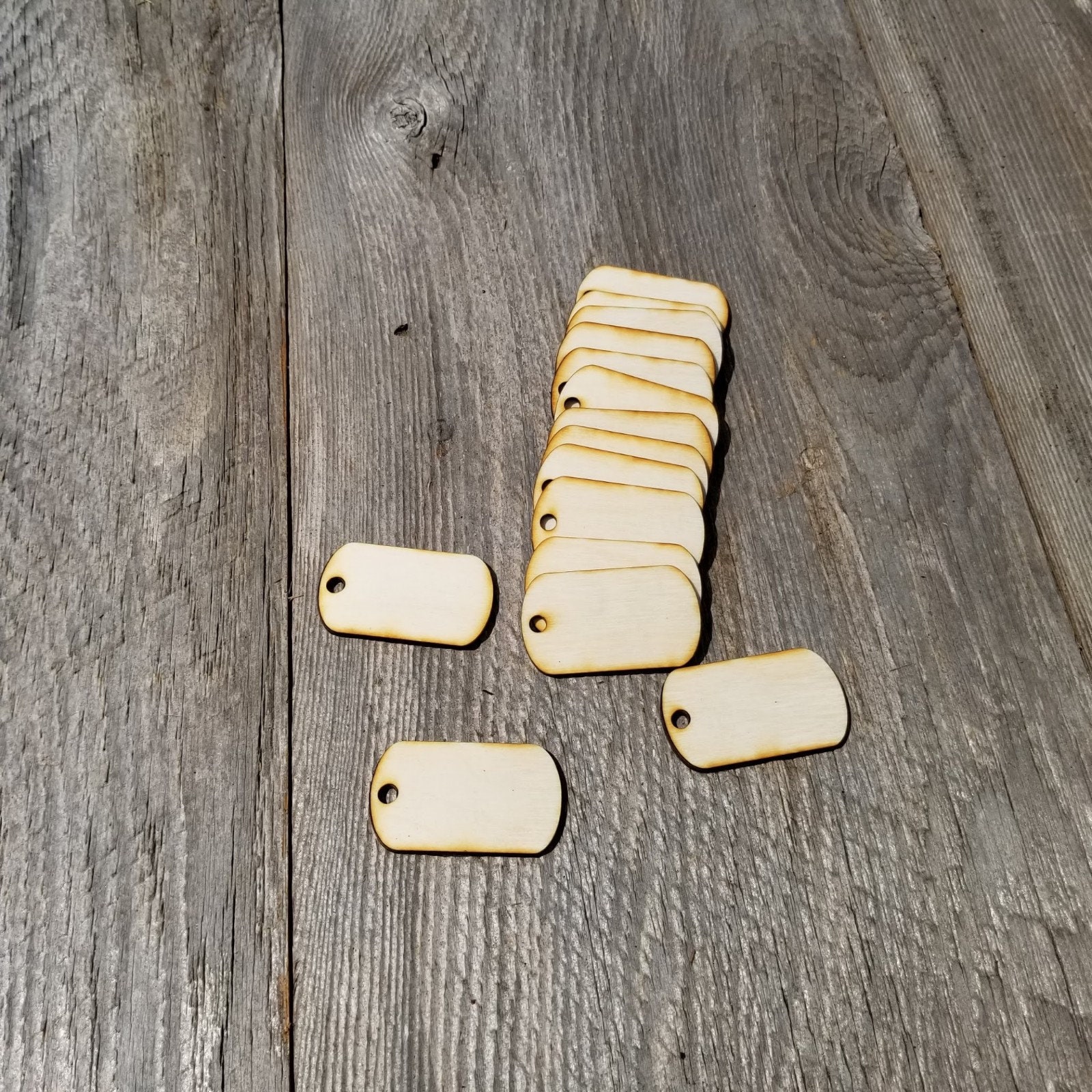 Dog Tag Blanks 2 Inch Wood Cutout Unfinished Wood Lot of - Etsy