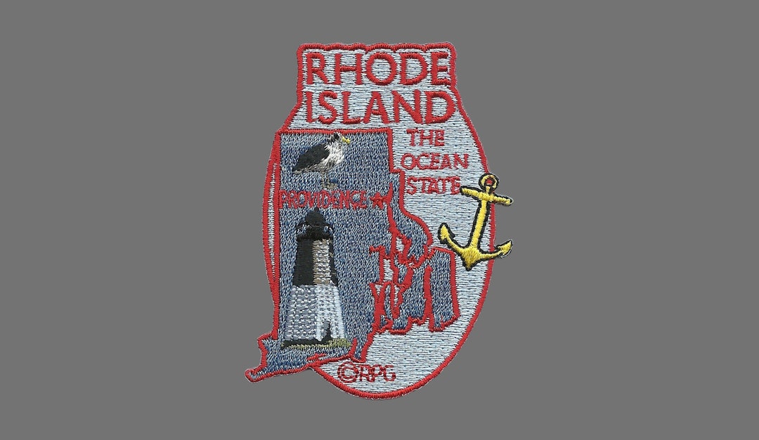 Rhode Island State Travel Patch RI Souvenir Iron on Embellishment or ...