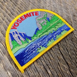 Yosemite Iron on Patch - Half Dome El Capitan - Travel Patch Yosemite ...
