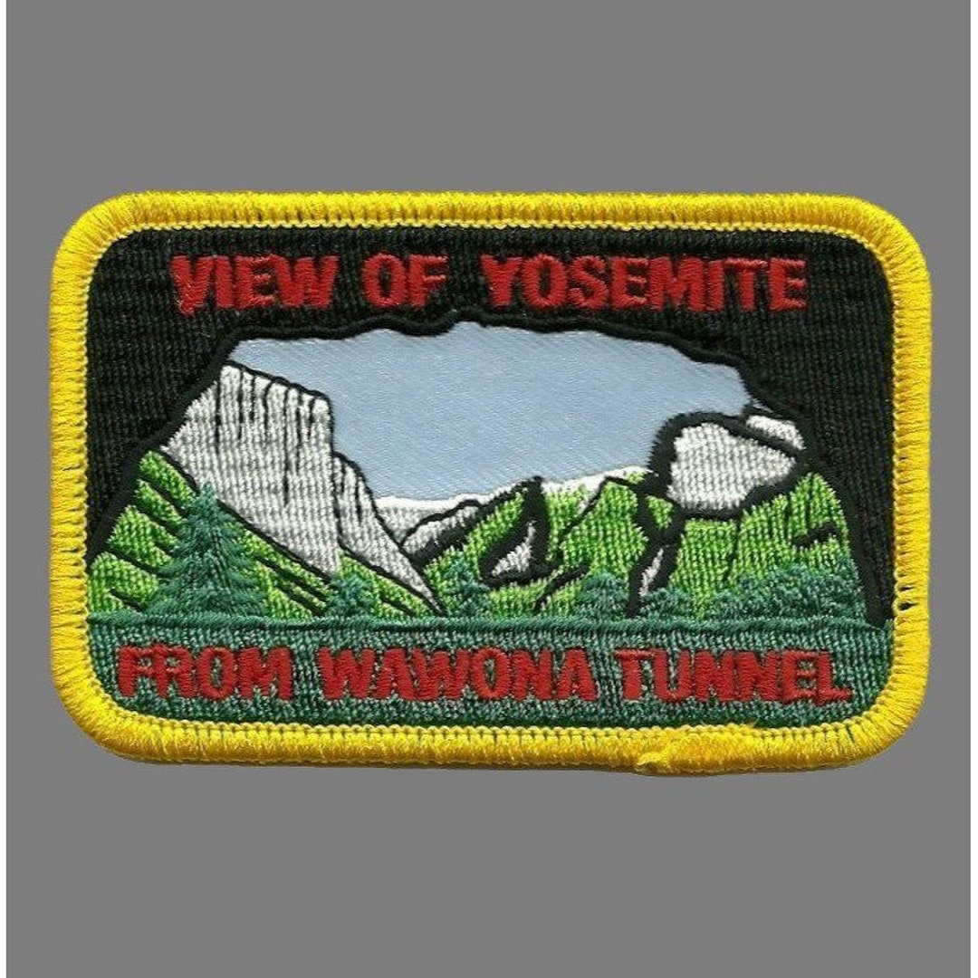 California Patch – Yosemite National Park – Wawona Tunnel – Iron on ...