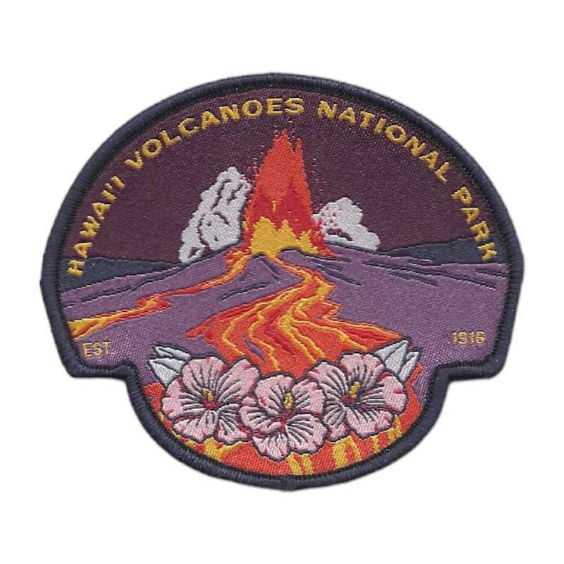 Hawaii Patch – Hawaii Volcanoes National Park - Travel Patch – Souvenir ...