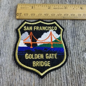 San Francisco Patch – Golden Gate Bridge – California Souvenir - Etsy