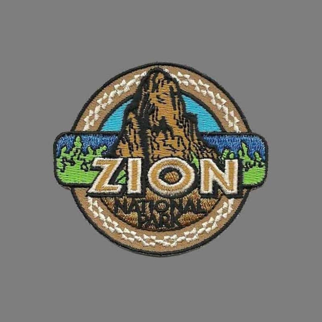 Utah Patch – UT Zion National Park - Travel Patch Iron on – Souvenir ...
