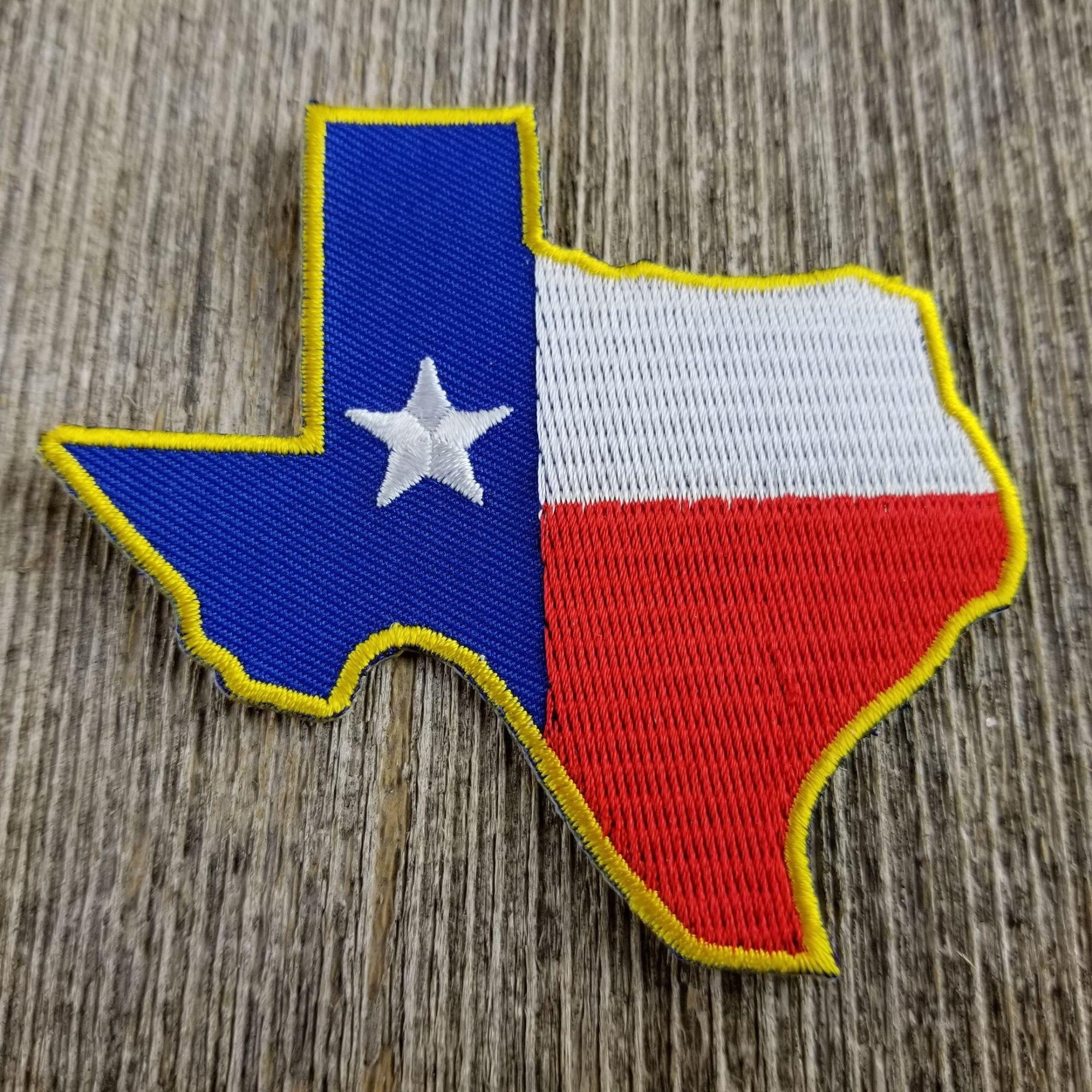 Texas Patch TX Flag State Shape Lonestar Texas Souvenir | Etsy