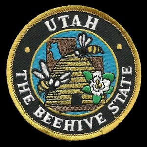 Utah Patch – Utah Beehive State - Travel Patch Iron on – UT Souvenir ...