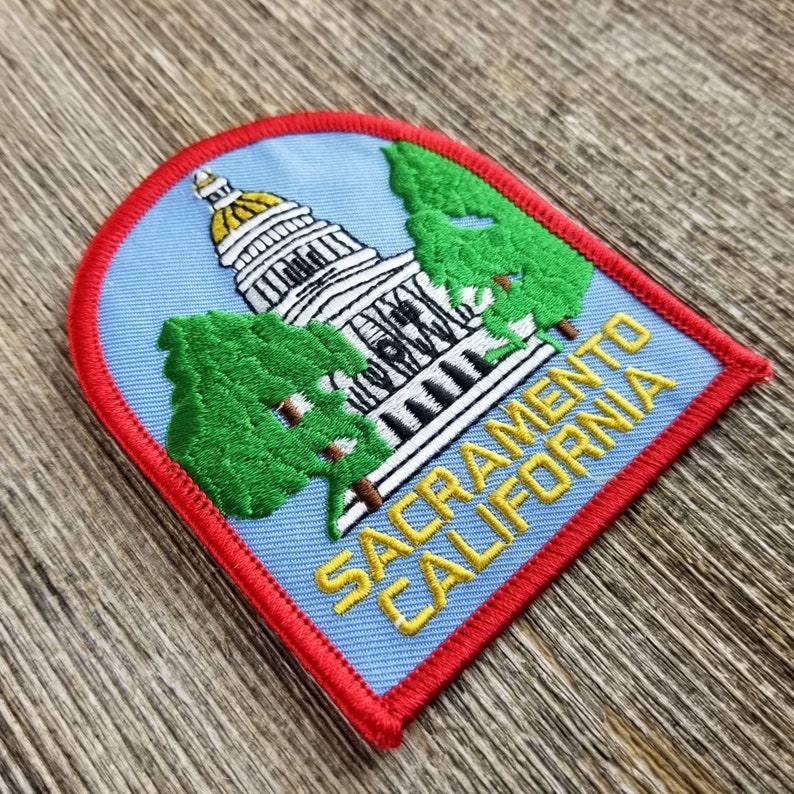 California Patch Sacramento Capitol Building Travel Patch | Etsy