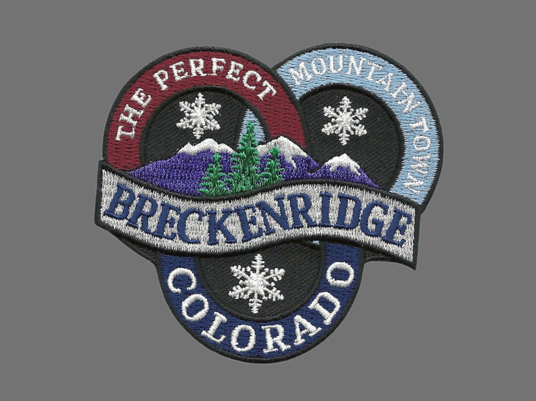 Breckenridge Colorado Patch – Ski Patch- CO Ski Resort Patch – Colorado ...