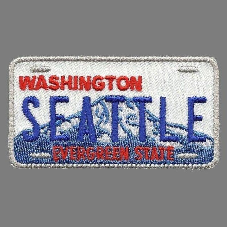 Seattle Patch – the Evergreen State – WA License Plate Washington Patch ...