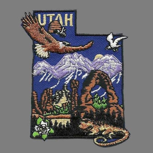 Utah Patch Utah Beehive State Travel Patch Iron on UT - Etsy