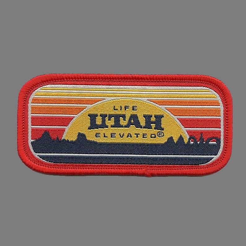 Utah Patch – UT Life Elevated - Travel Patch – Souvenir Patch ...