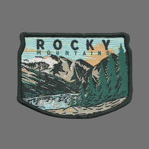 Rocky Mountains Patch – Colorado Travel Patch CO Souvenir Embellishment ...