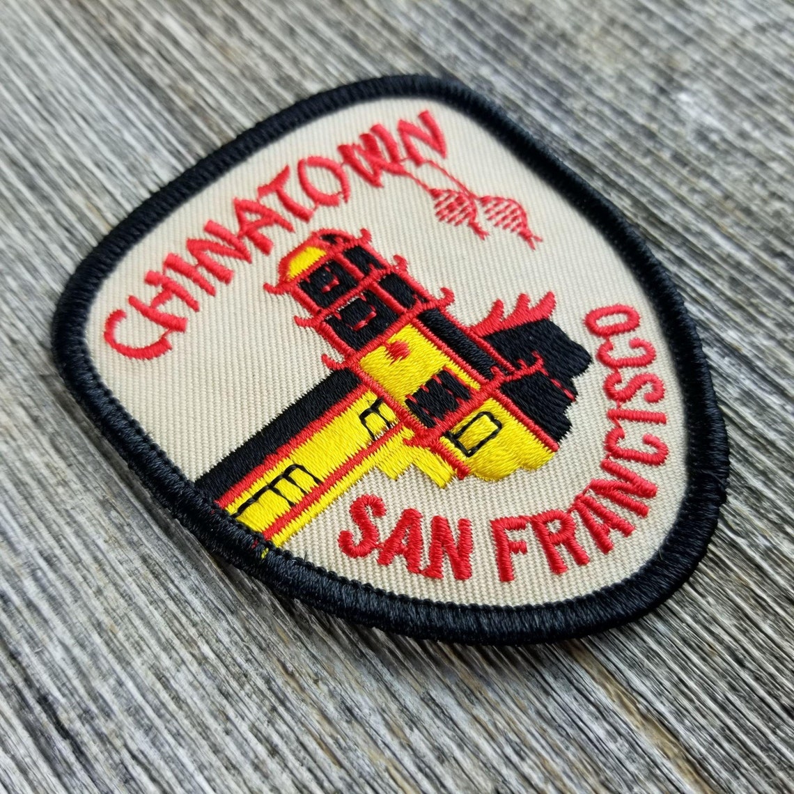San Francisco Patch – China Town – California Patch Souvenir Iron on SF ...