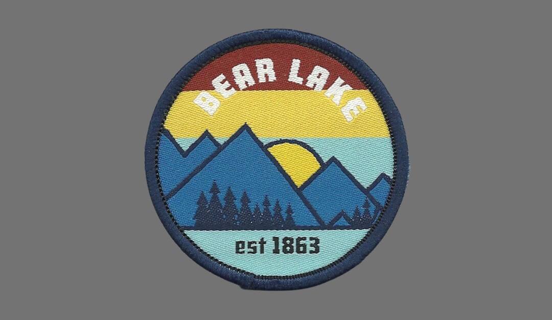 Utah Patch – UT Bear Lake Travel Patch – Souvenir Patch – Embellishment Applique – 2.25" Iron on ...