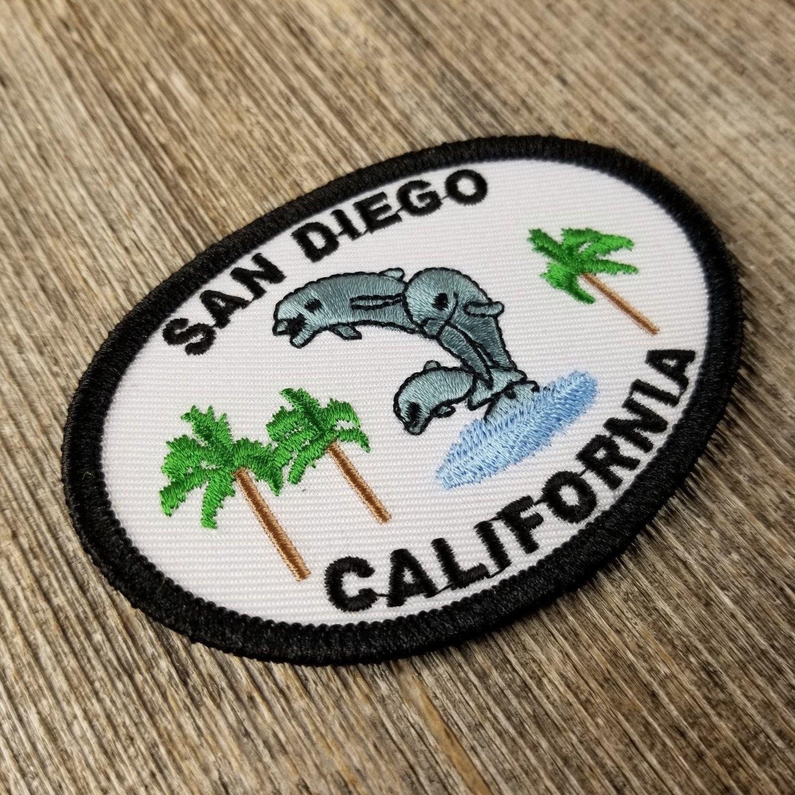 California Patch – San Diego – Dolphins – Palm Trees – California ...