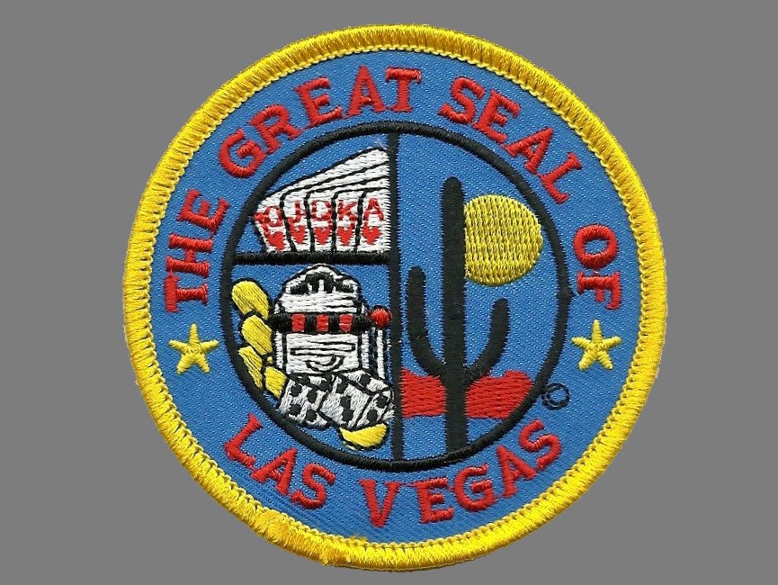 Nevada Patch Great Seal of Las Vegas Travel Patch Iron on | Etsy