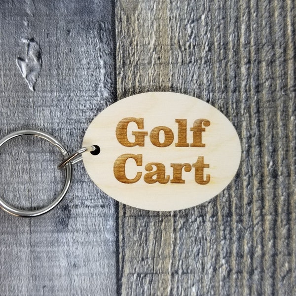 Golf Cart Key Tags - Etsy