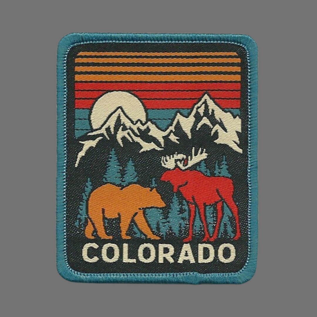 Colorado Patch – CO Travel Souvenir Patch 2.75" Iron on Sew on ...