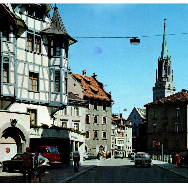 Swiss Postcard - Etsy