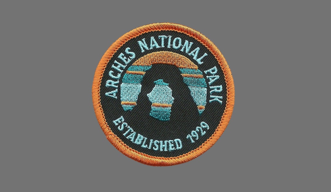 Arches National Park Patch - Utah Travel Patch Iron on – UT Souvenir ...