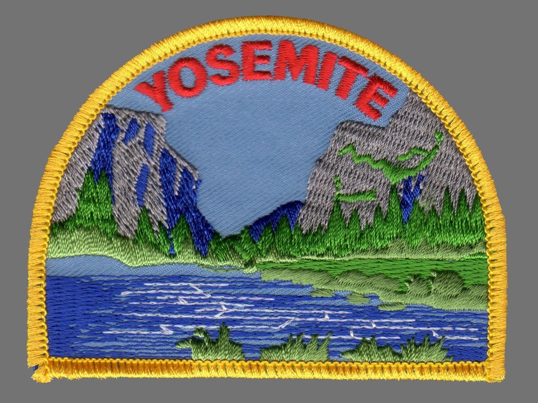 Yosemite Iron on Patch - Half Dome El Capitan - Travel Patch Yosemite ...