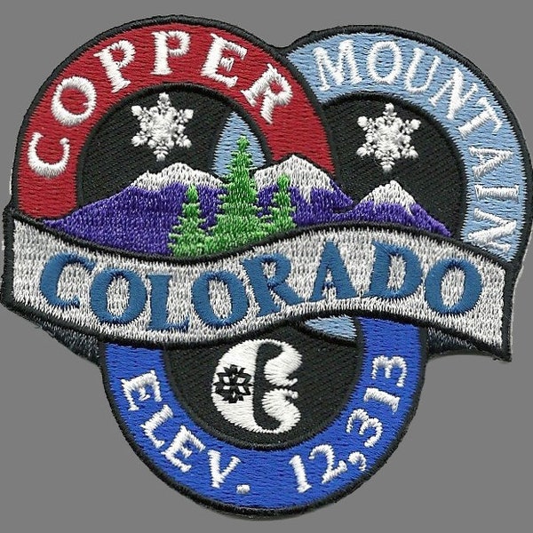 Copper Mountain Ski Resort Patch - Etsy