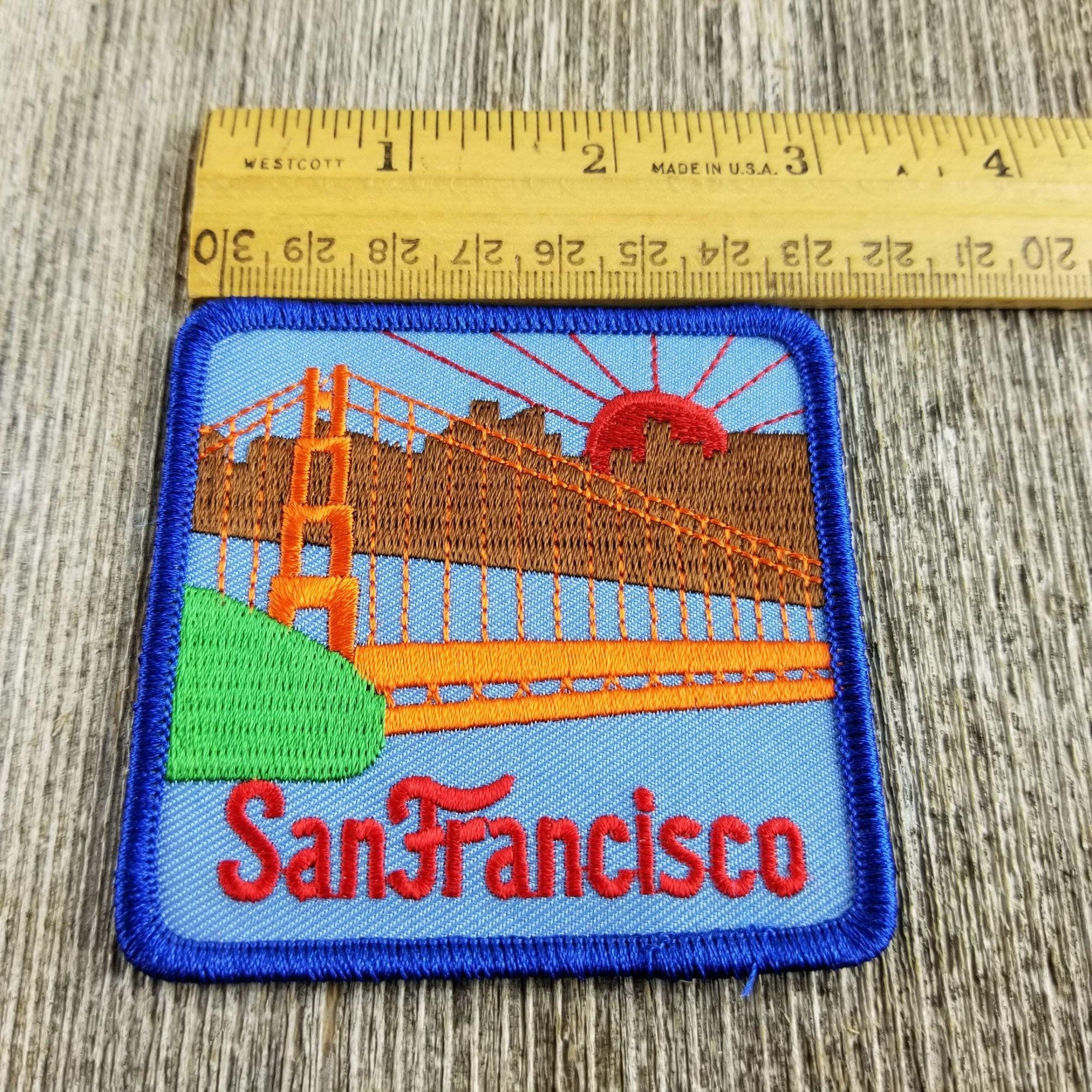 San Francisco Patch Skyline Golden Gate Bridge - Etsy