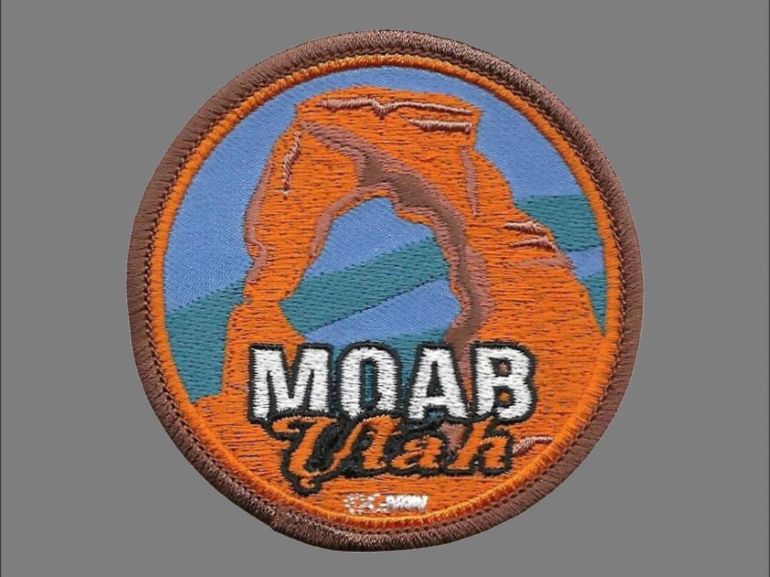 Utah Patch – Moab UT – Arches National Park – Travel Patch Iron on – UT Souvenir Patch ...