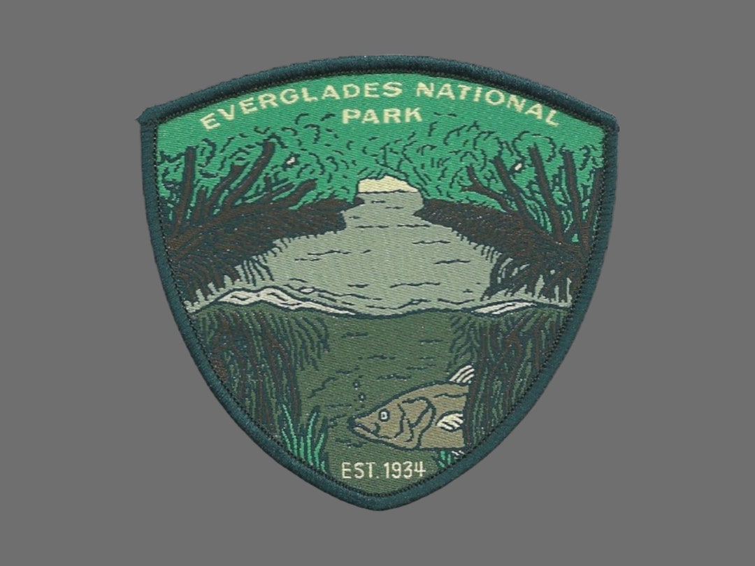 Florida Patch – Everglades National Park - Travel Patch – Souvenir Patch 2.8" Iron on Sew on ...