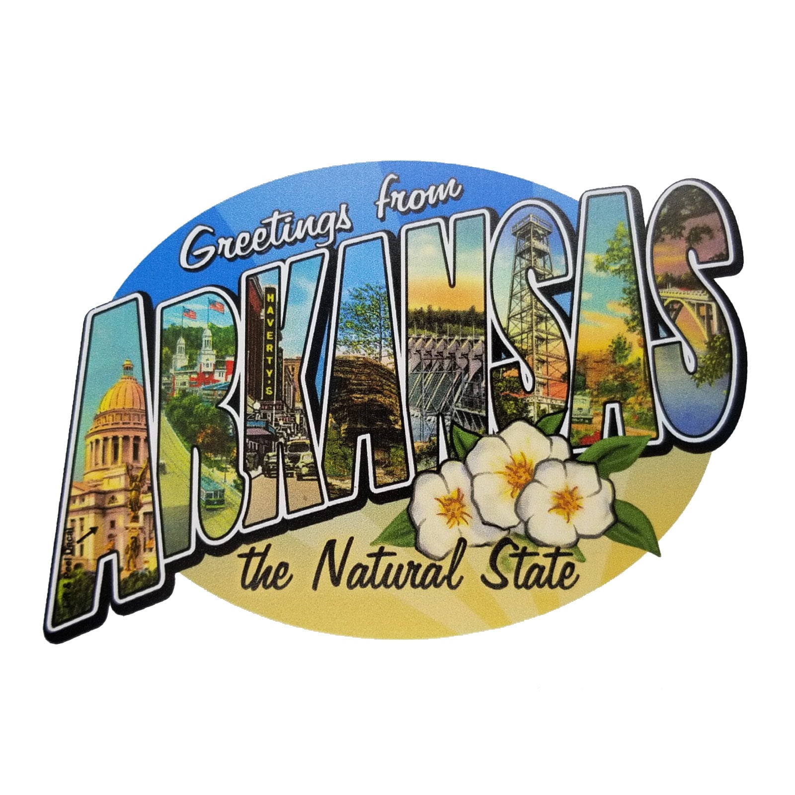 Arkansas Decal AR Bumper Sticker Arkansas Souvenir - Etsy UK