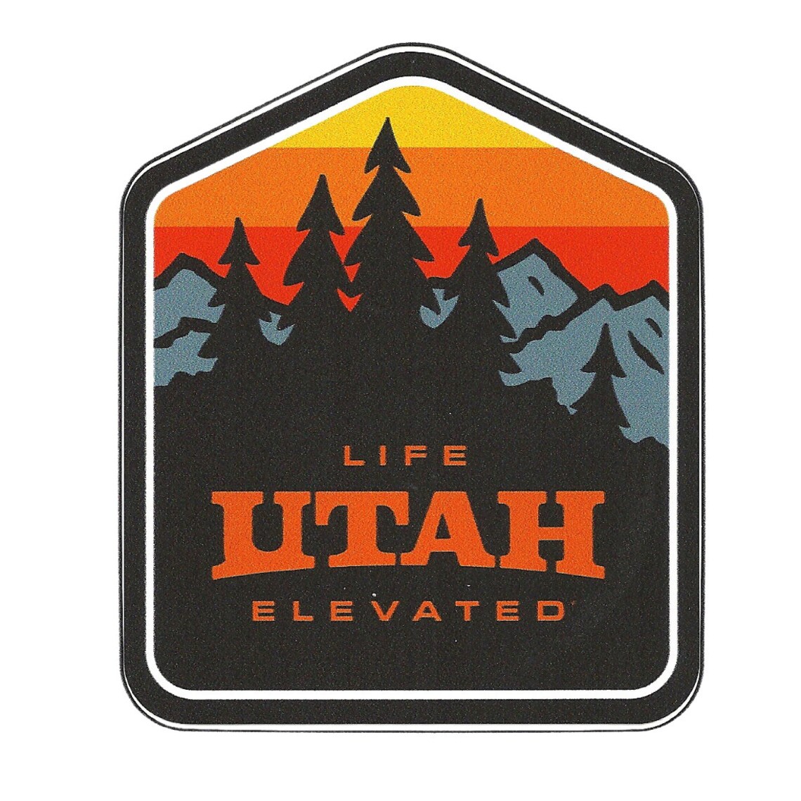 Utah Decal Life Elevated Travel Sticker UT Souvenir - Etsy