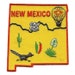 New Mexico Patch State Shape Roadrunner New Mexico Souvenir Route 66 NM ...
