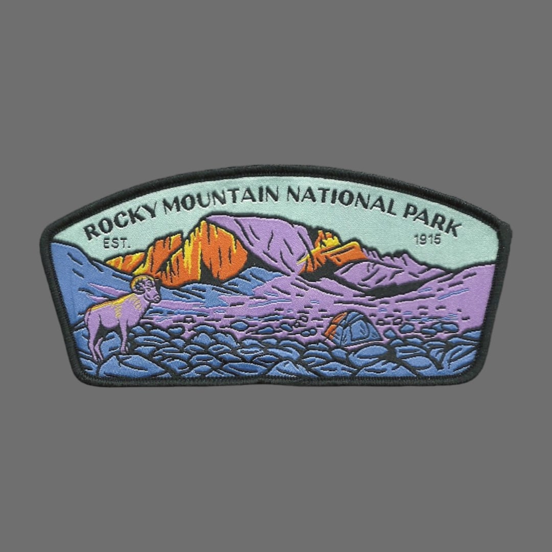 Colorado Patch – Rocky Mountain National Park - Travel Patch – Souvenir ...