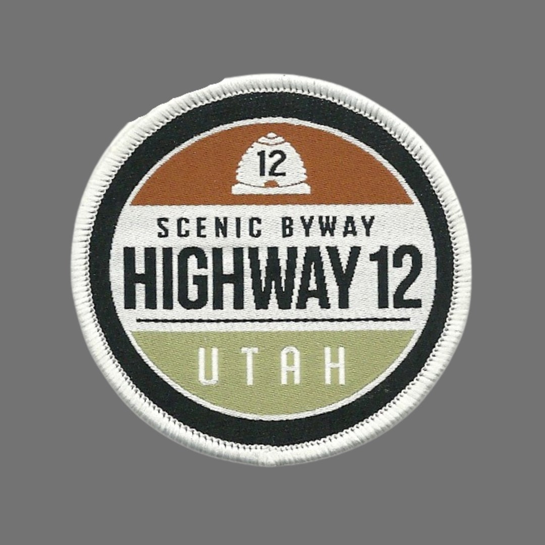 Utah Patch – Scenic Byway Highway 12 - Travel Patch Iron on – UT ...