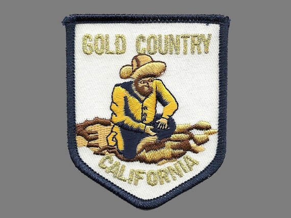 California Patch Gold Country Gold Miner Travel Patch Iron | Etsy