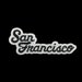 San Francisco Patch – Script Cursive Font – Black and White – Travel ...