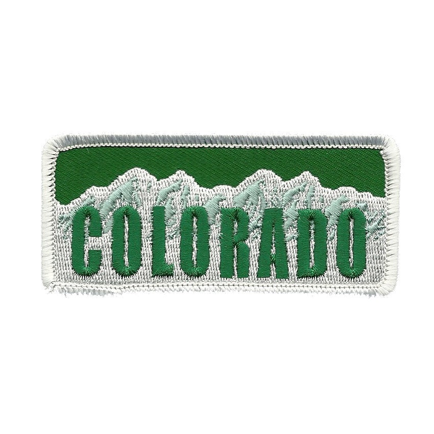 Colorado Patch CO License Plate Travel Patch CO Souvenir | Etsy