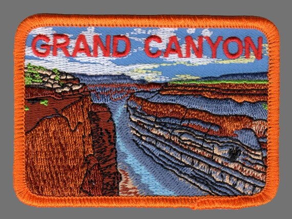 Grand Canyon National Park Patch Colorado River Iron on | Etsy