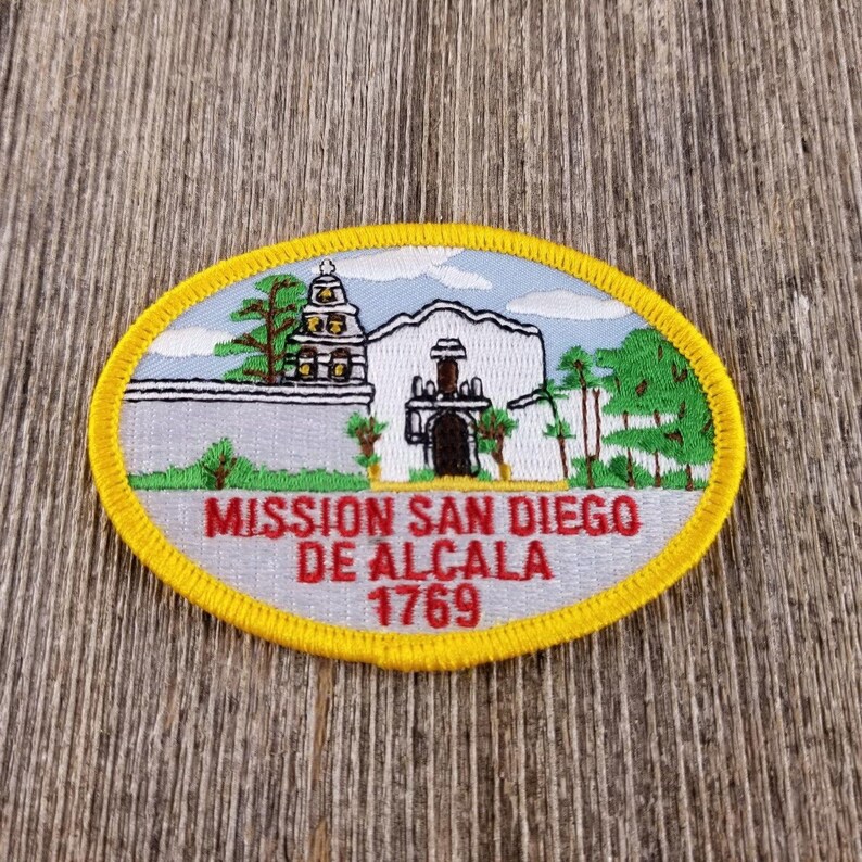 California Patch – Mission San Diego De Alcala 1769 California Souvenir ...