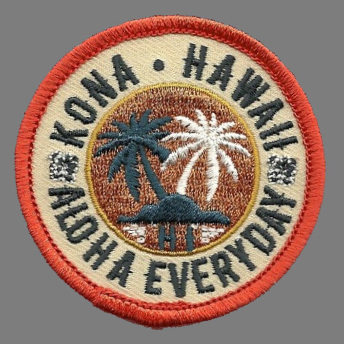 Hawaii Patch – Kona HI Souvenir Aloha Everyday Travel Patch – Iron on ...