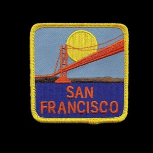 San Francisco Patch Golden Gate Bridge California Souvenir - Etsy