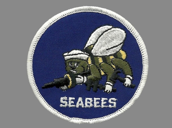 Seabees Patch Navy Naval Construction Battalion Travel | Etsy