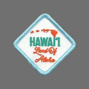 Hawaii Patch – Land of Aloha HI Souvenir Aloha Hawai'i Travel Patch ...