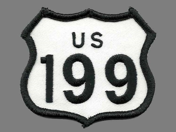 US 199 Highway Sign Patch Iron on Souvenir Road Sign | Etsy