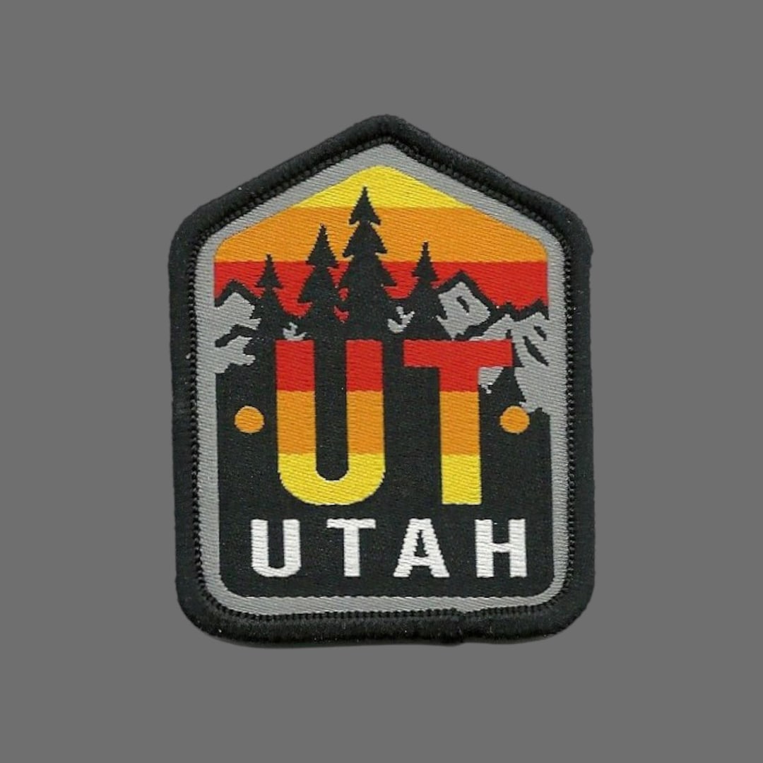 Utah Patch – UT Travel Patch – Souvenir Patch – Embellishment Applique ...