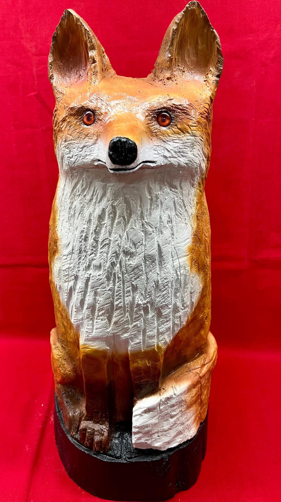 Chainsaw Carved Fox - Etsy
